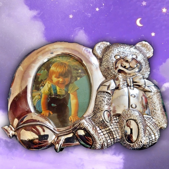 Accents | Vintage 8s90s Teddy Frame Decor | Poshmark